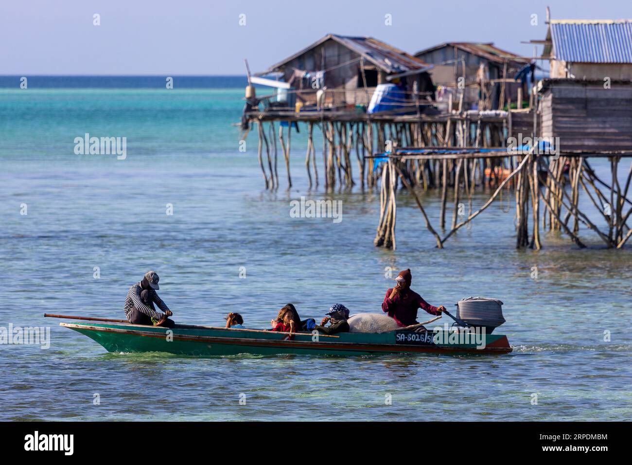 Semporna sea gypsies island Stock Photo - Alamy