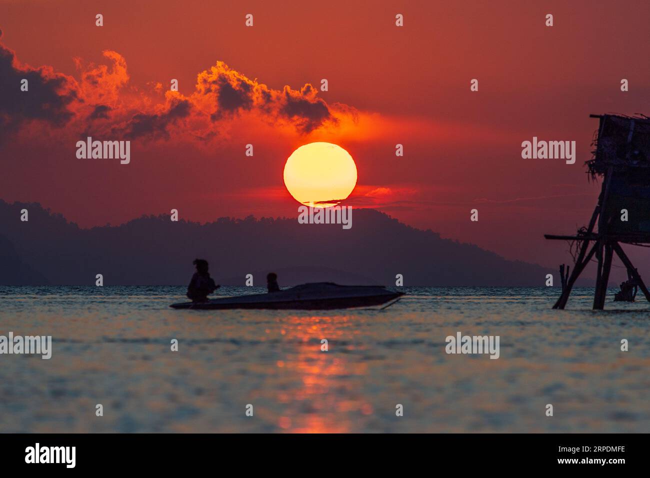 Landscape of Semporna Sabah Stock Photo - Alamy