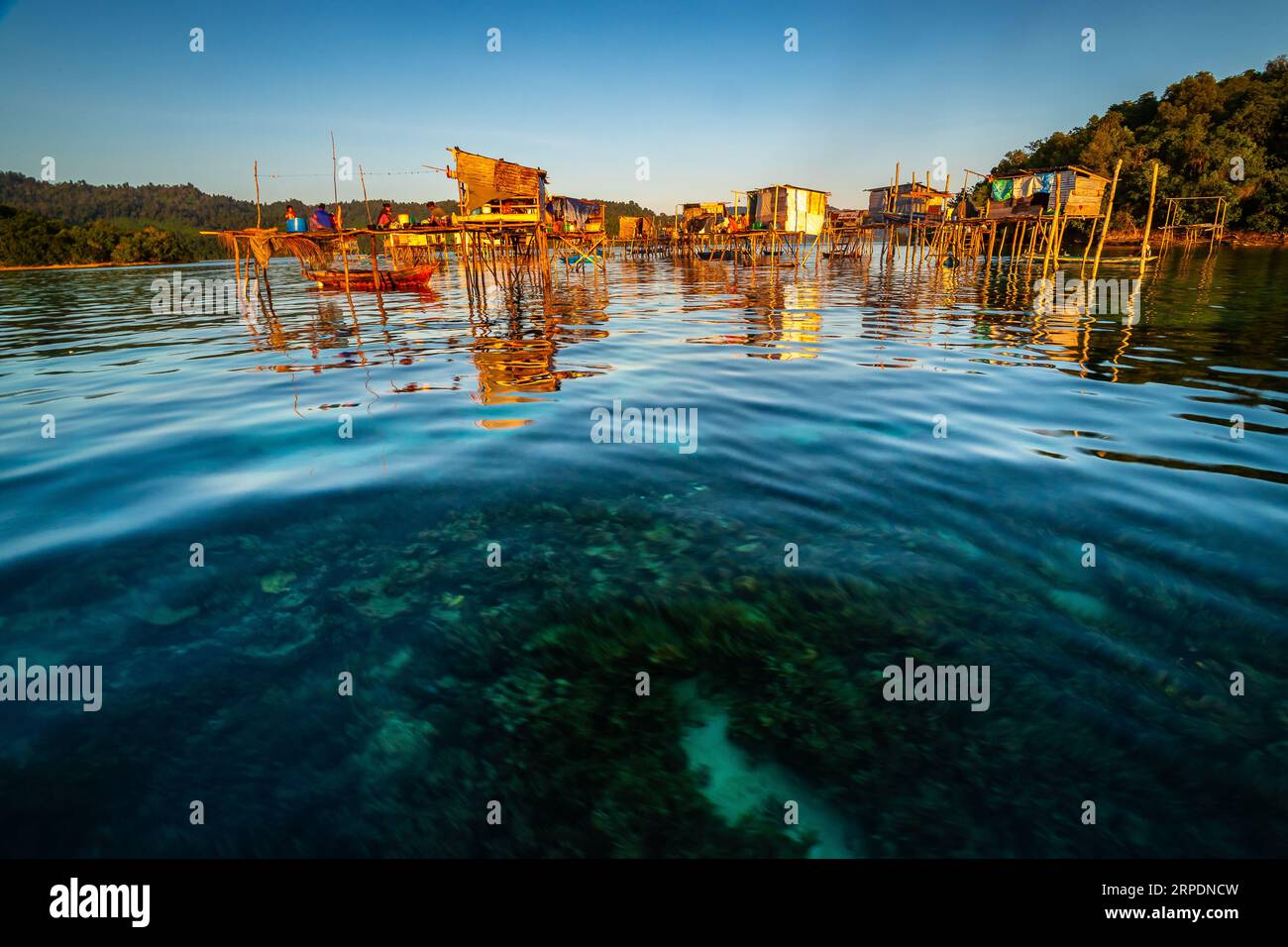 Landscape of Semporna Sabah Stock Photo - Alamy