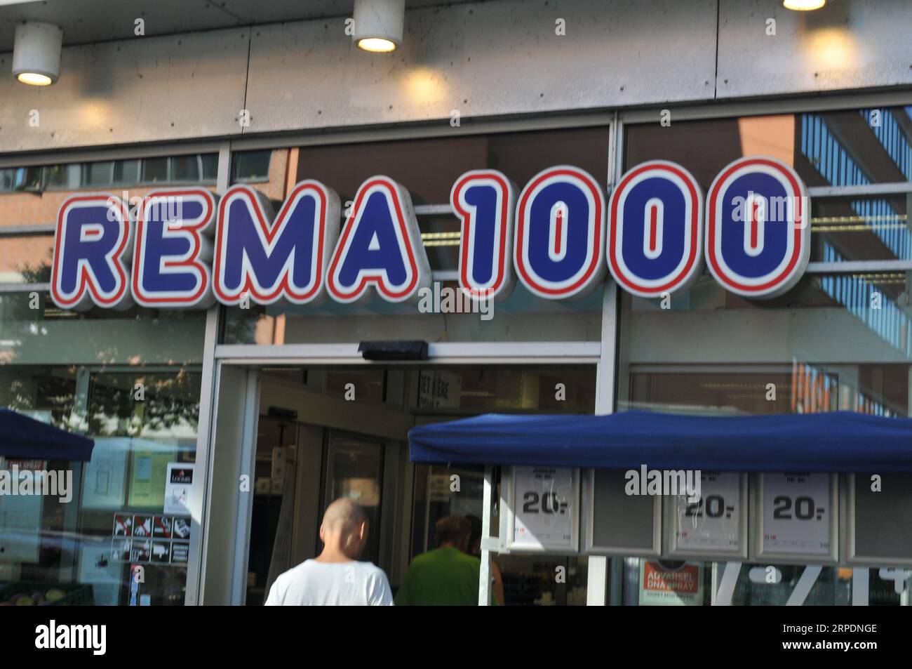 Copenhagen/Denmark/04 September 2023/.Rema 1000 grocery store in danish ...