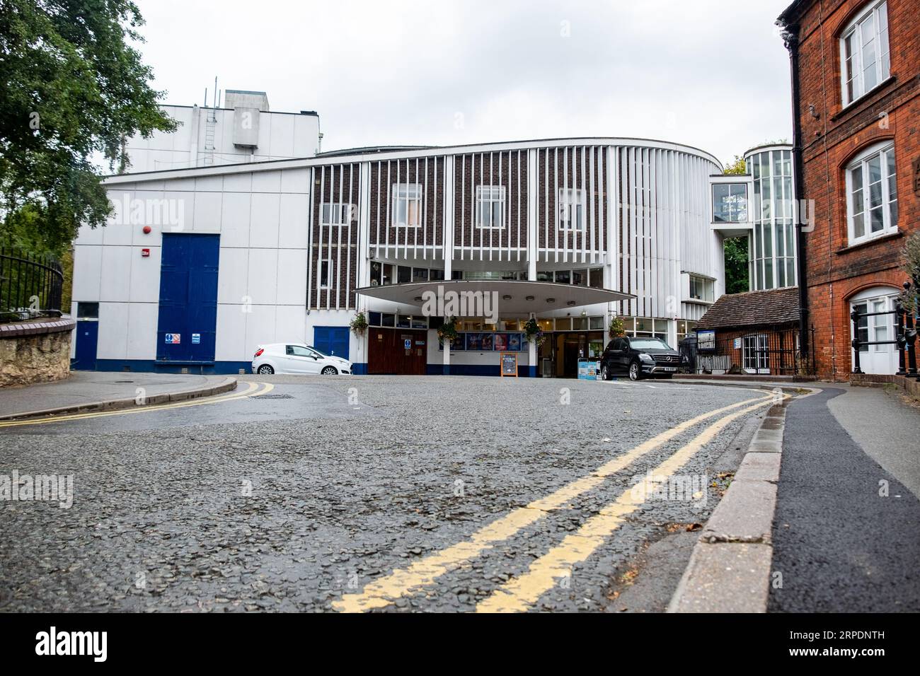 GUILDFORD, SURREY- AUGUST 31, 2023: Yvonne Arnaud Theatre in Guildford ...