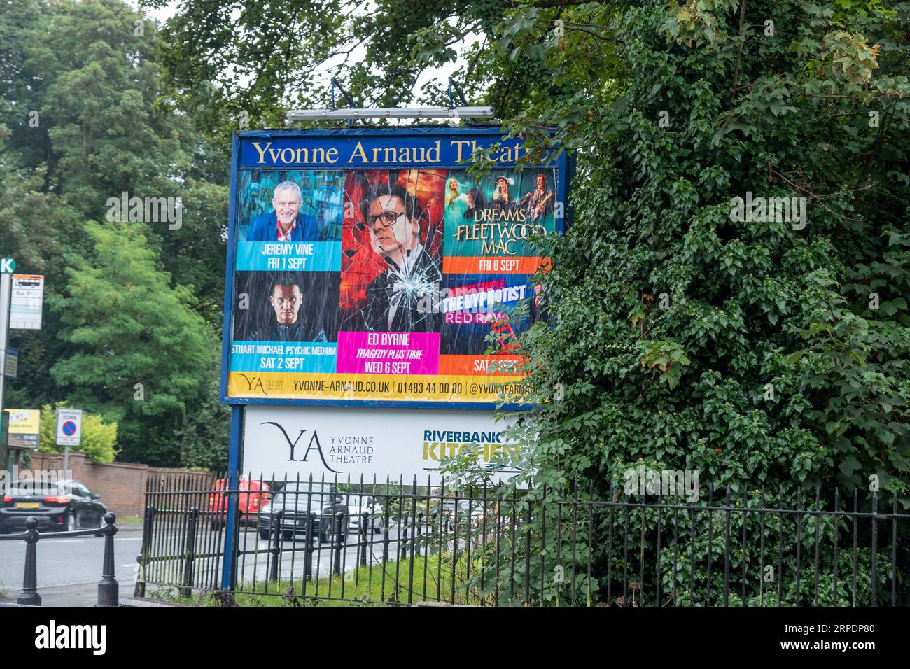 GUILDFORD, SURREY- AUGUST 31, 2023: Yvonne Arnaud Theatre in Guildford ...
