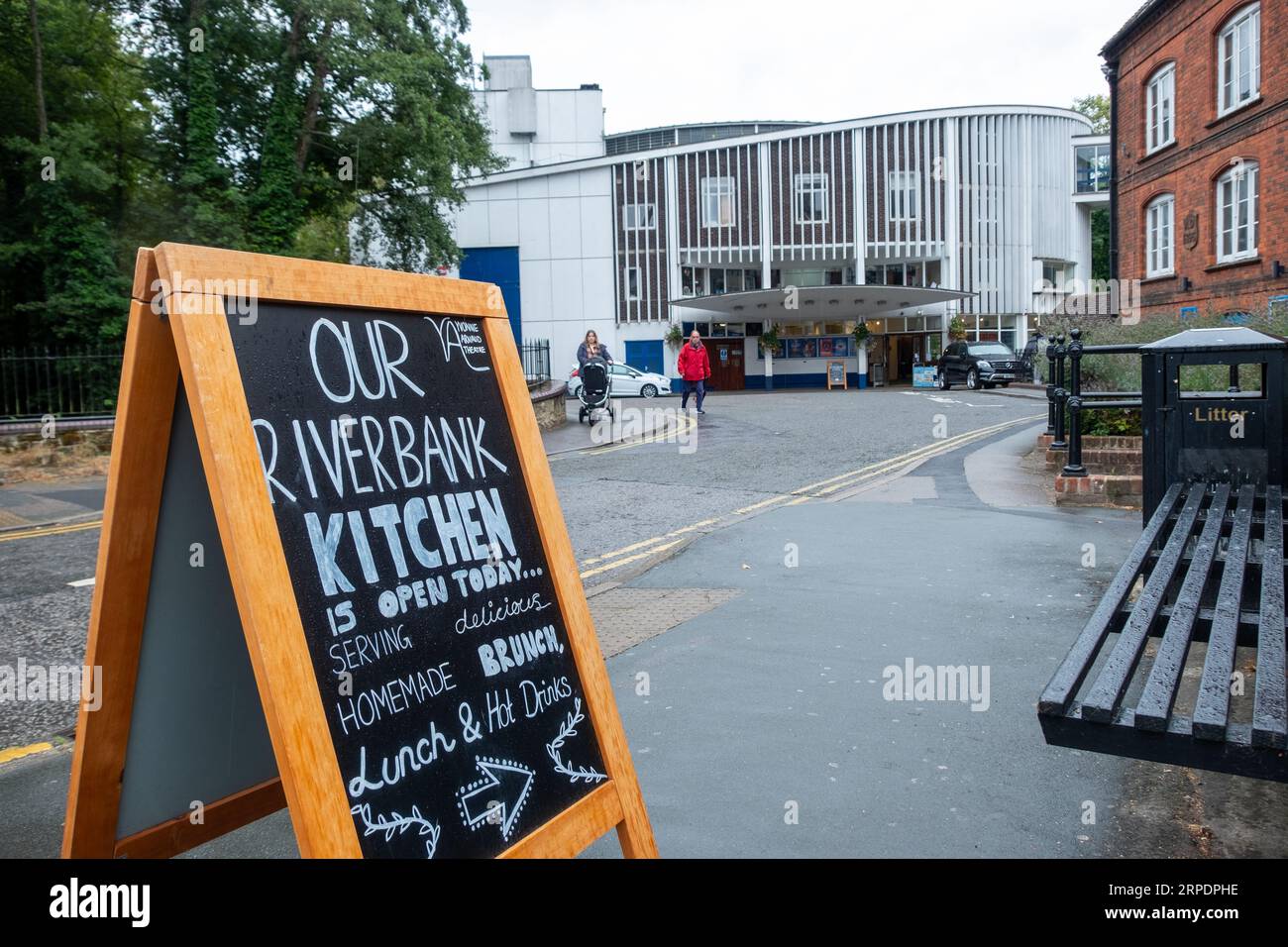 GUILDFORD, SURREY- AUGUST 31, 2023: Yvonne Arnaud Theatre in Guildford ...