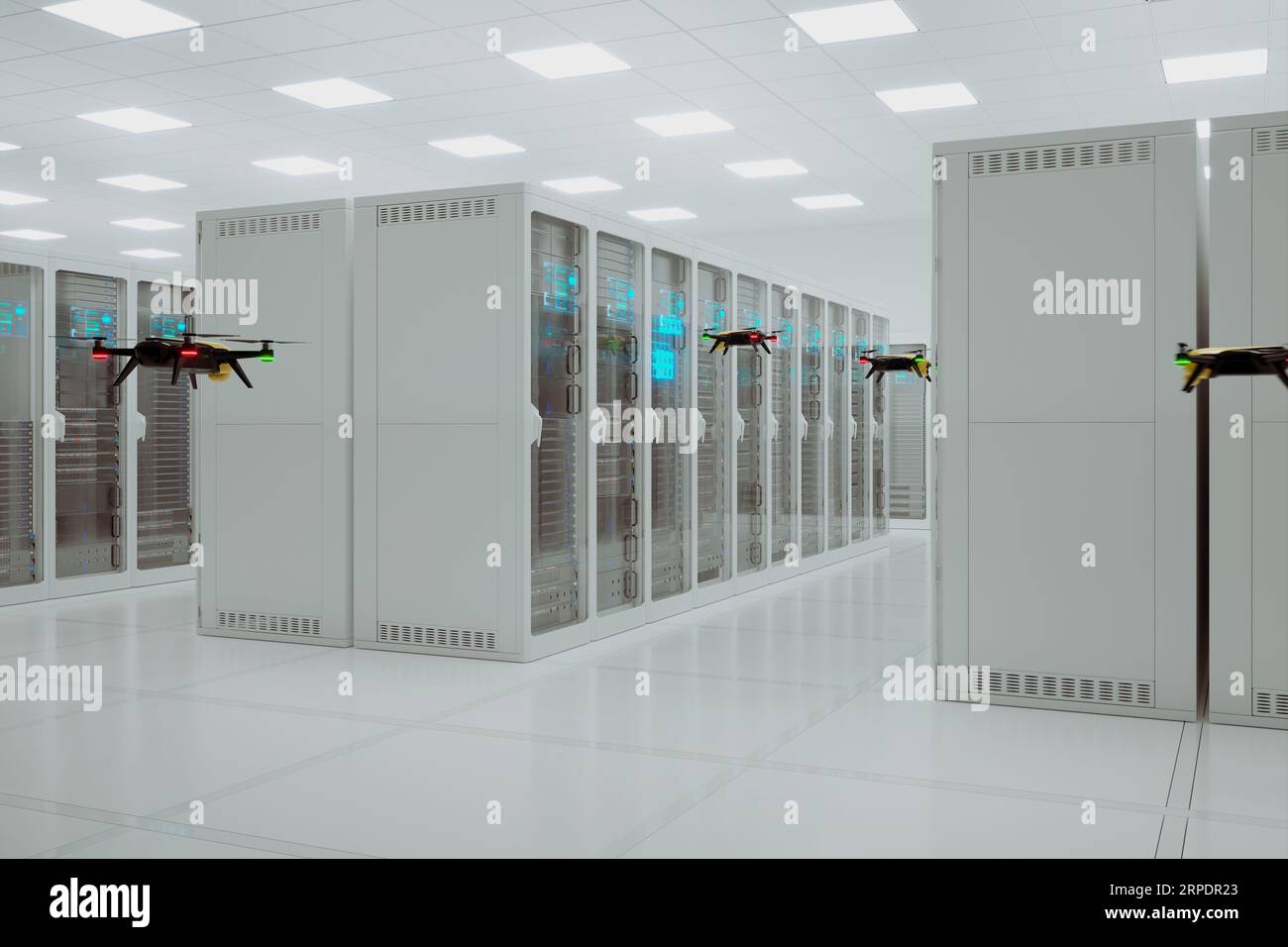 Drones scanning devices and capturing various data for analysis in data ...