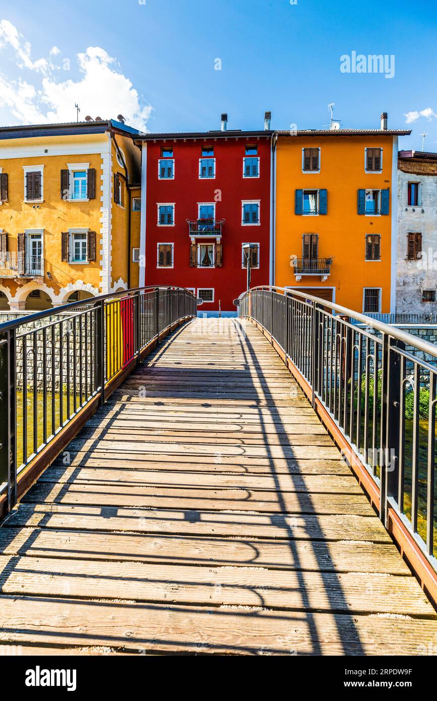 Italy Trentino Borgo Valsugana - Alpine Bridge Stock Photo - Alamy
