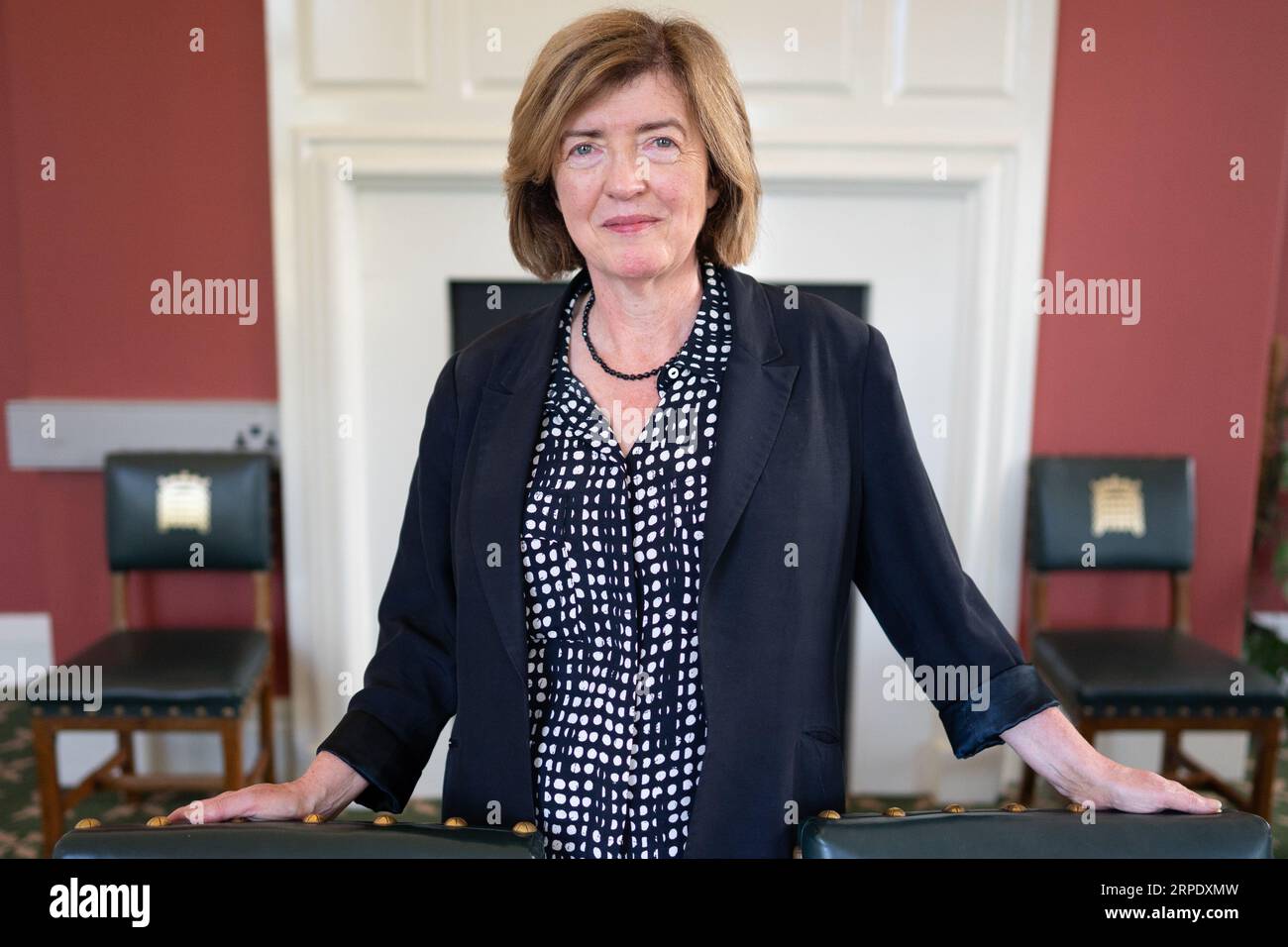 Former top civil servant and partygate investigator Sue Gray in her office in the Houses of ...