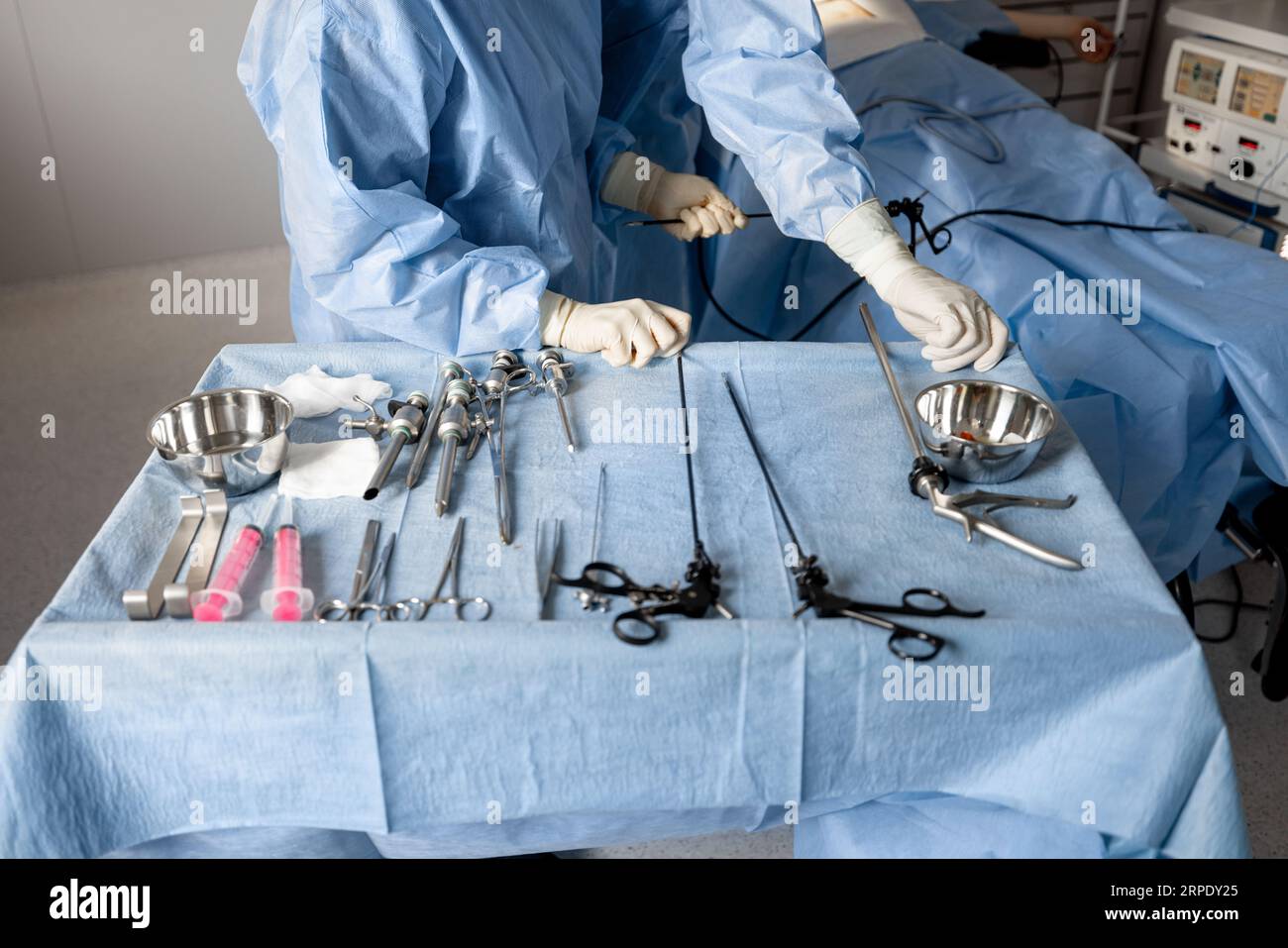Surgery treatment in progress Stock Photo - Alamy