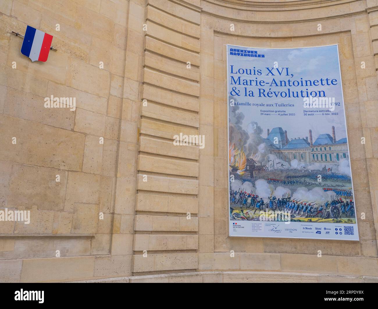National Archives Museum - Hôtel de Soubise, Poster about Louis XVI ...