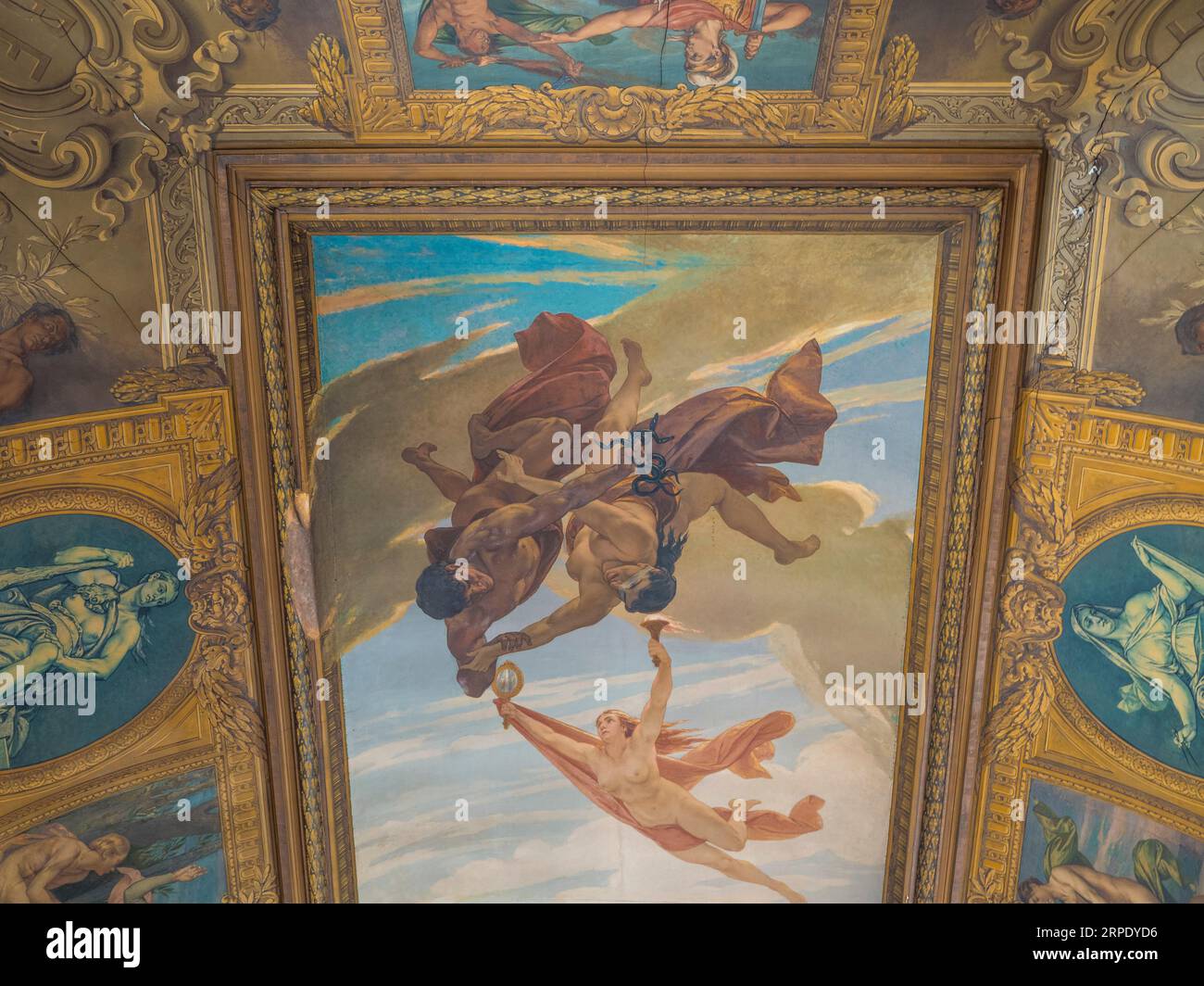 Ceiling mural national archives paris hi-res stock photography and ...