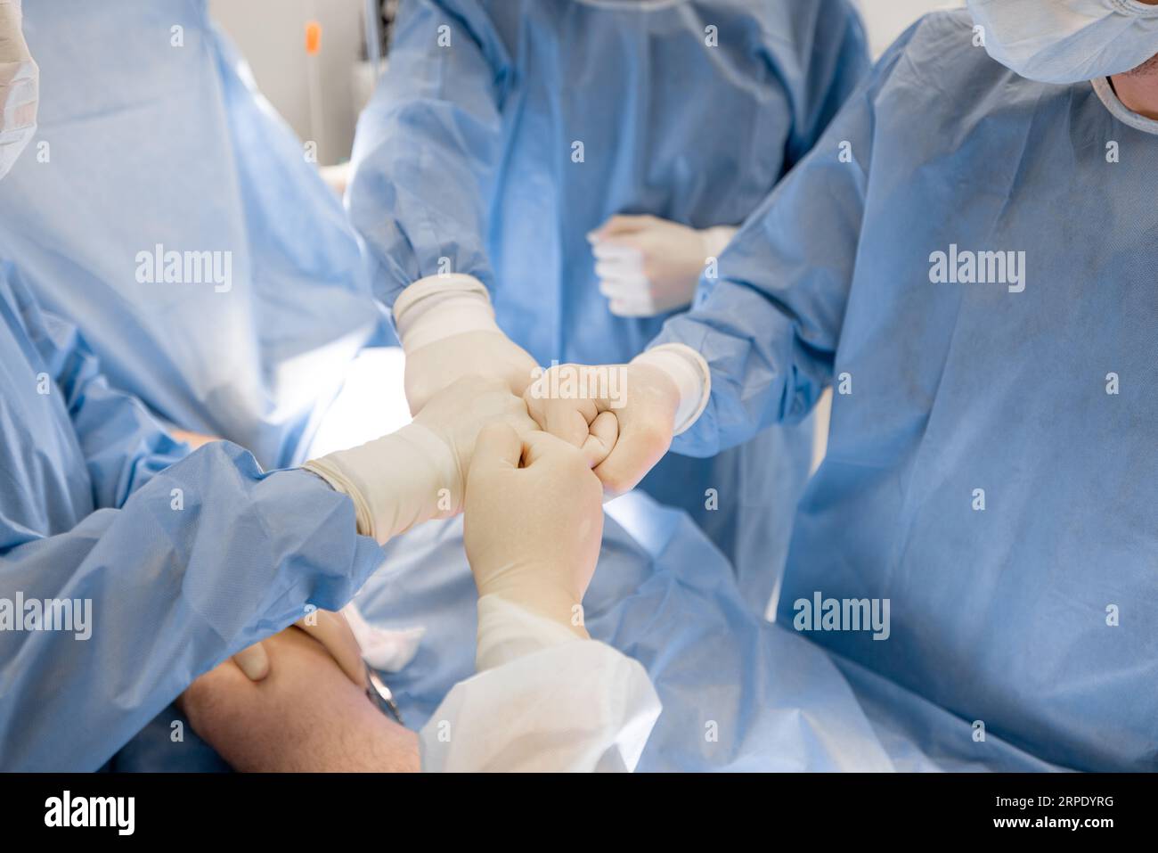 Happy successful medical team hi-res stock photography and images - Alamy