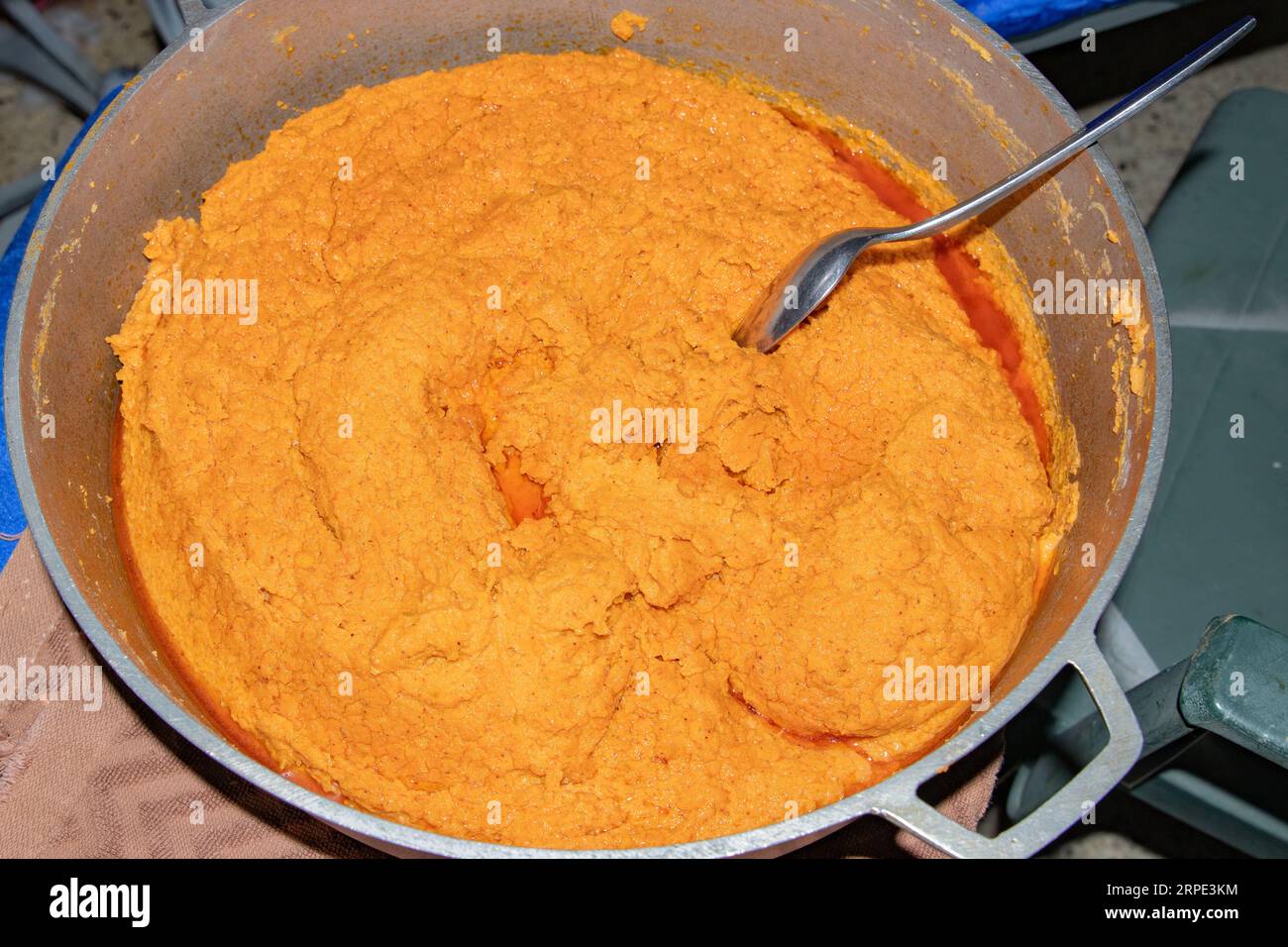 Photography of corn dough mixture that is use to make tamales Stock ...