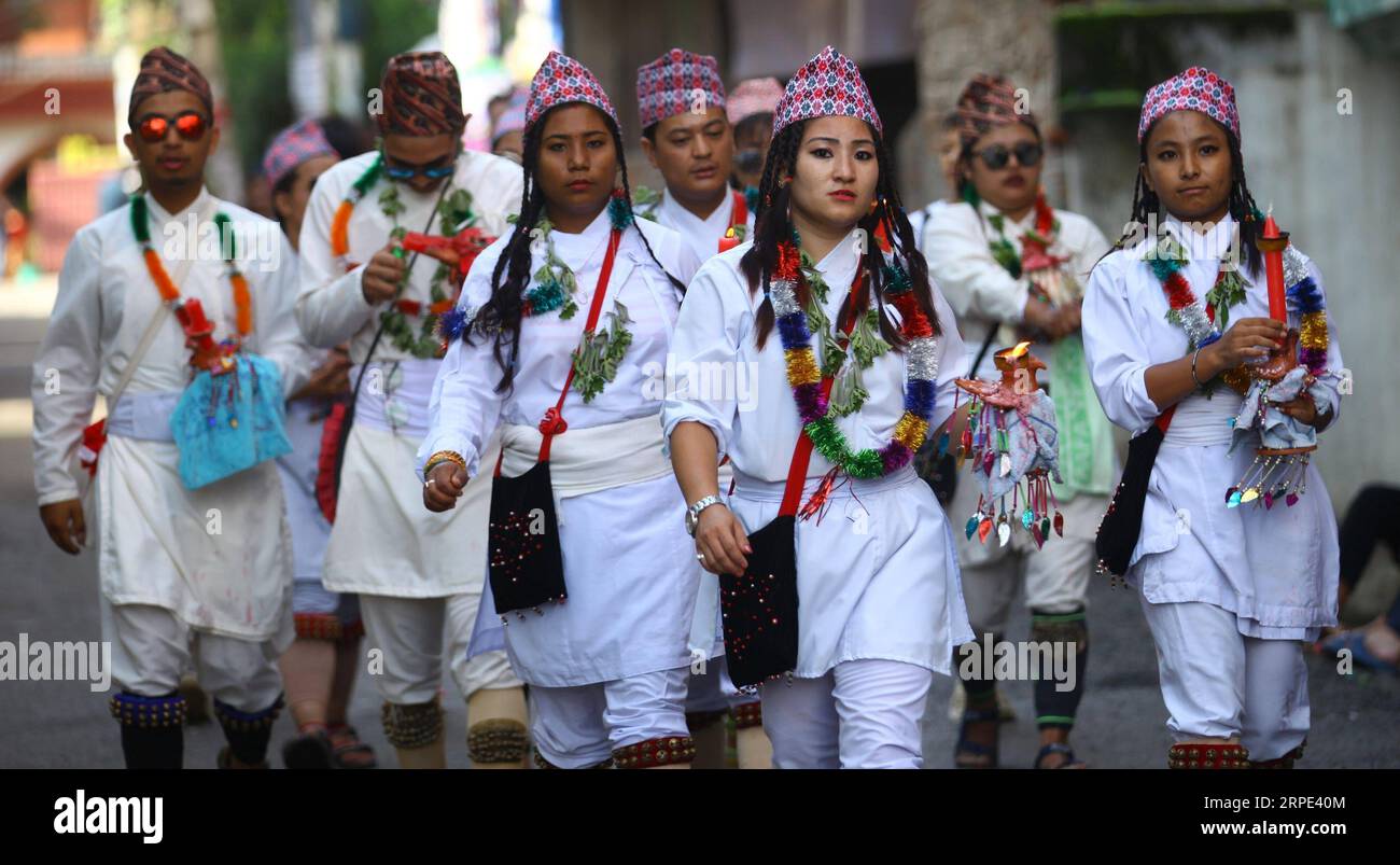 Nepal lalitpur culture mataya hi-res stock photography and images - Alamy