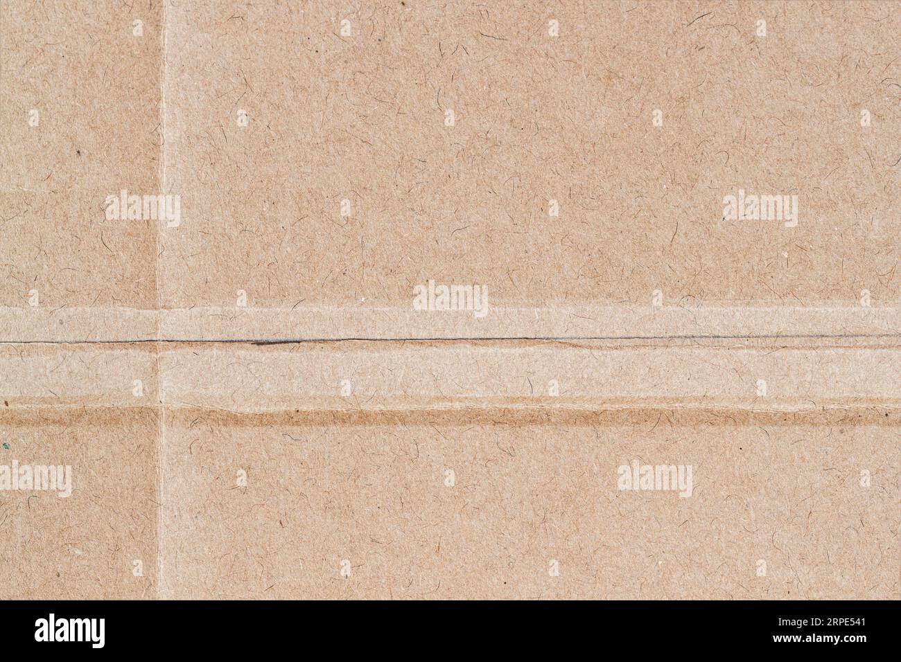 Kraft paper, cardboard with strip close-up. Surface texture of paper ...