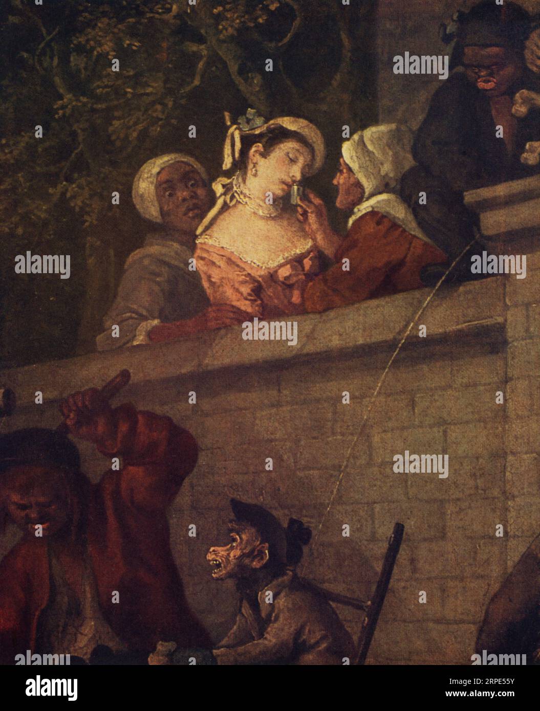 The Humours of an Election IV: Chairing the Member, 1754-55 (detail ...