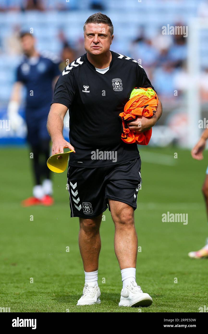 Coventry City's Chris Marsh ahead of the Sky Bet Championship match at ...