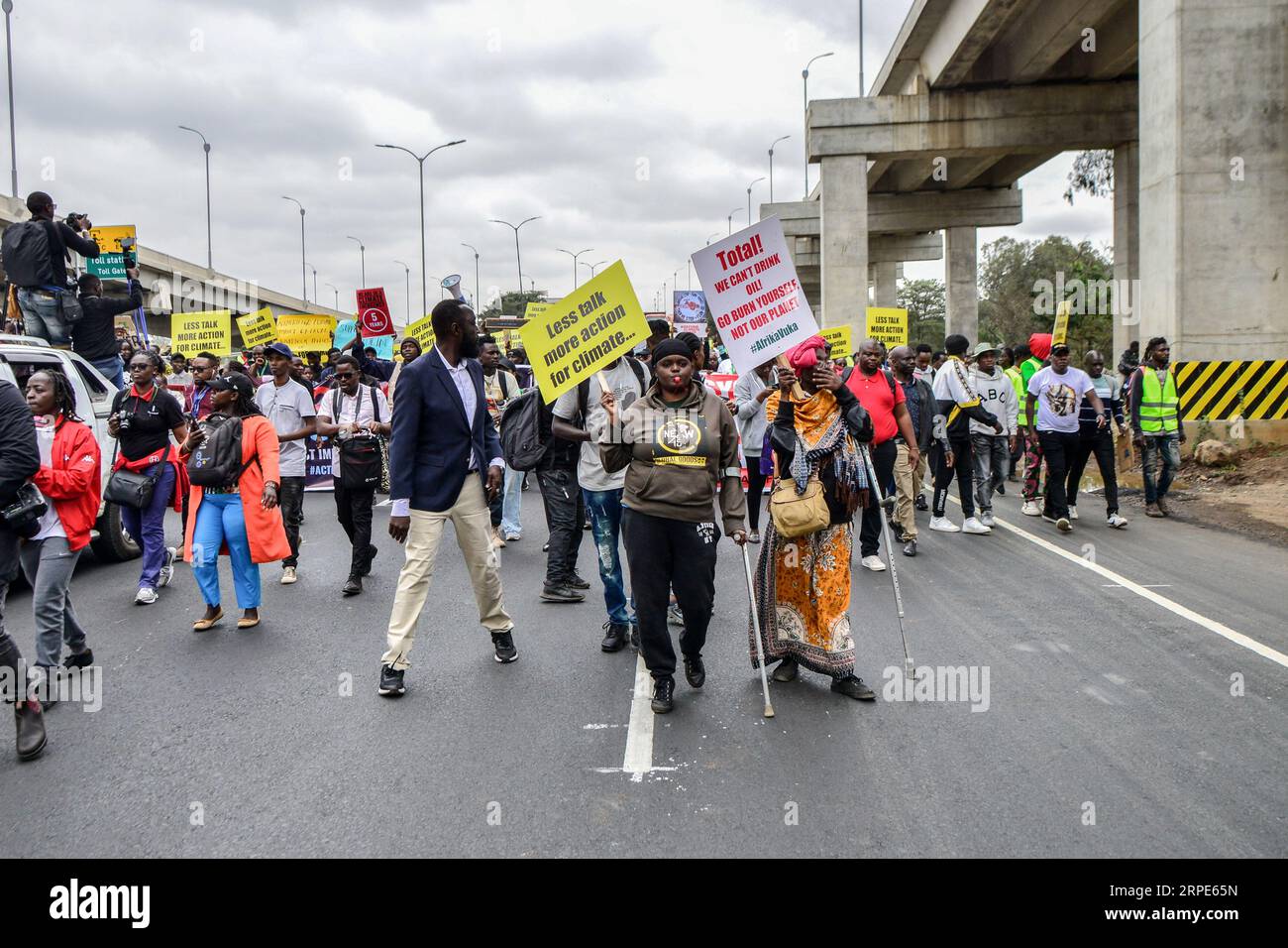 Nairobi, Kenya. 04th Sep, 2023. Africa climate activists take to the ...
