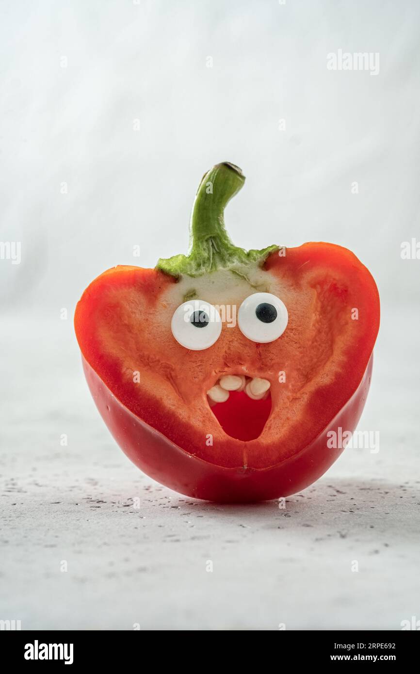 Funny bell pepper cartoon character hi-res stock photography and images ...