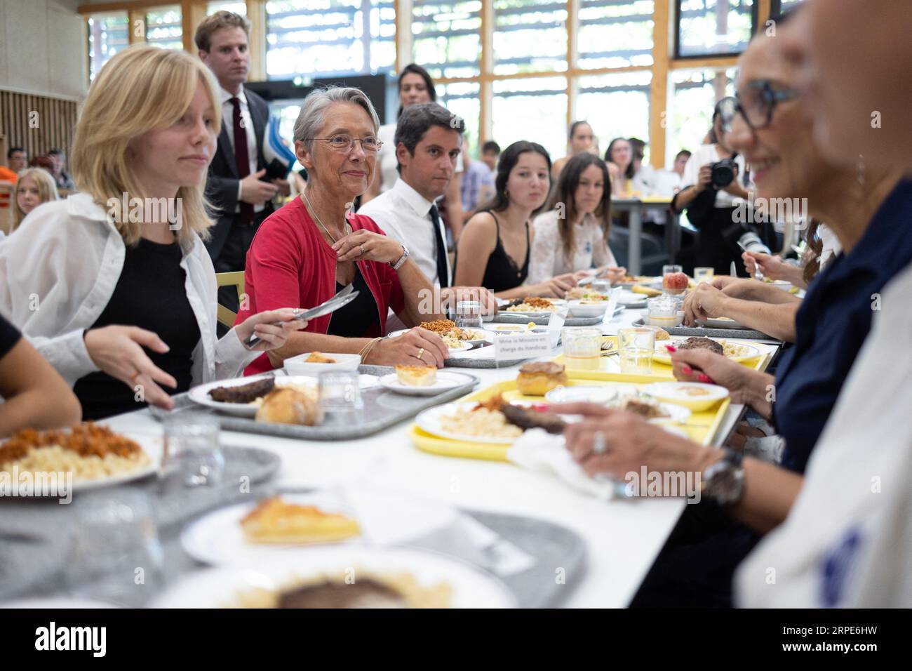 French school canteen hi-res stock photography and images - Alamy