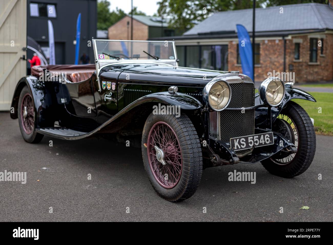 1932 Alvis Speed 20 SA ‘KS 5546’ on display at the Bicester Flywheel held at the Bicester ...