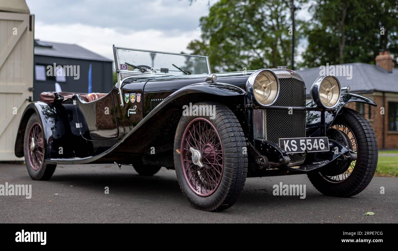 1932 Alvis Speed 20 SA ‘KS 5546’ on display at the Bicester Flywheel held at the Bicester ...