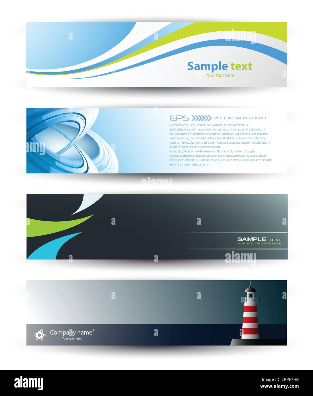 Header banners Royalty Free Vector Image Stock Vector Image & Art - Alamy