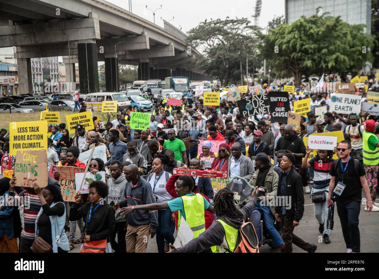 Nairobi, Kenya. 04th Sep, 2023. Africa climate activists take to the ...