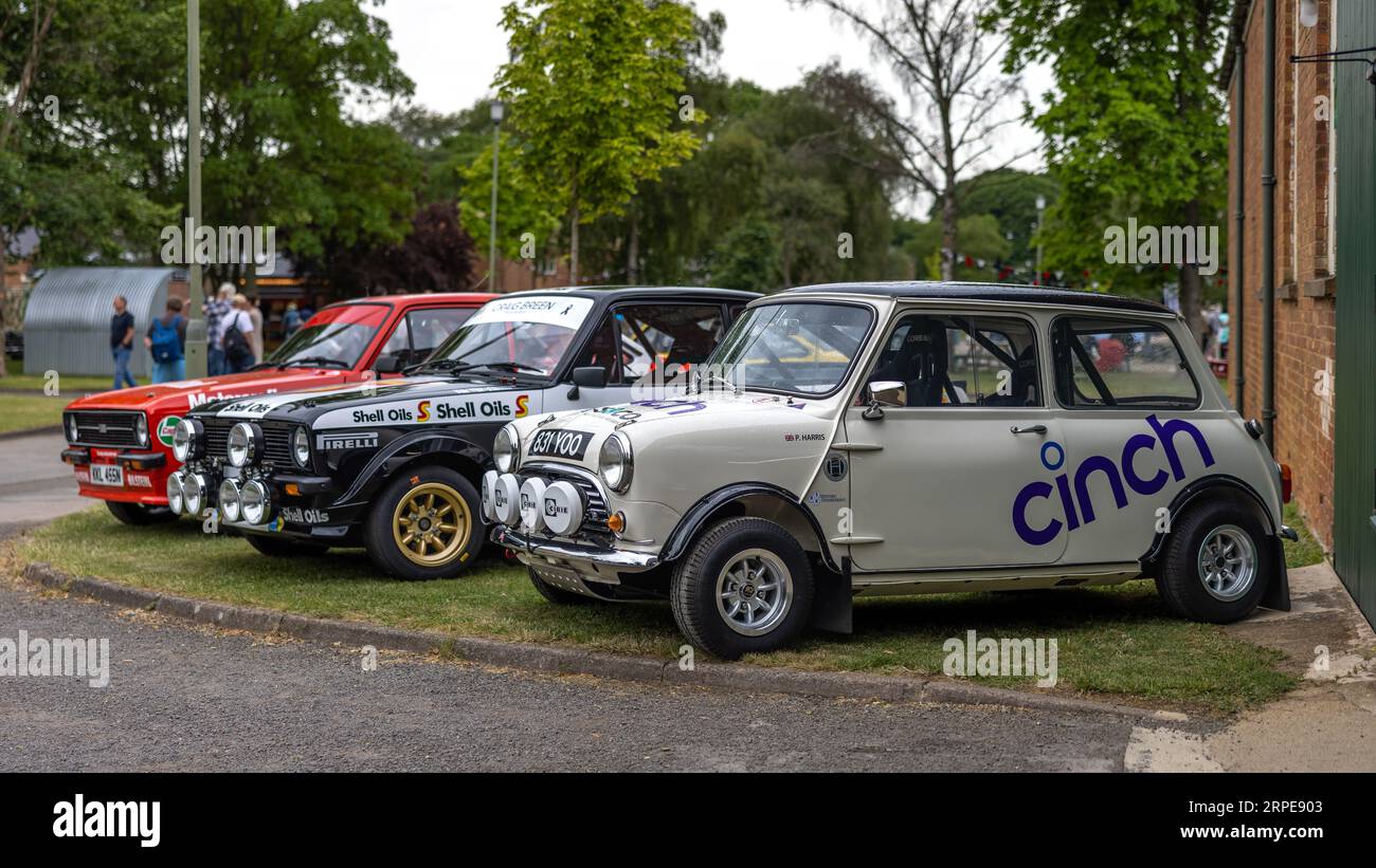 Collection of impressive rally cars on display at the Bicester Flywheel ...