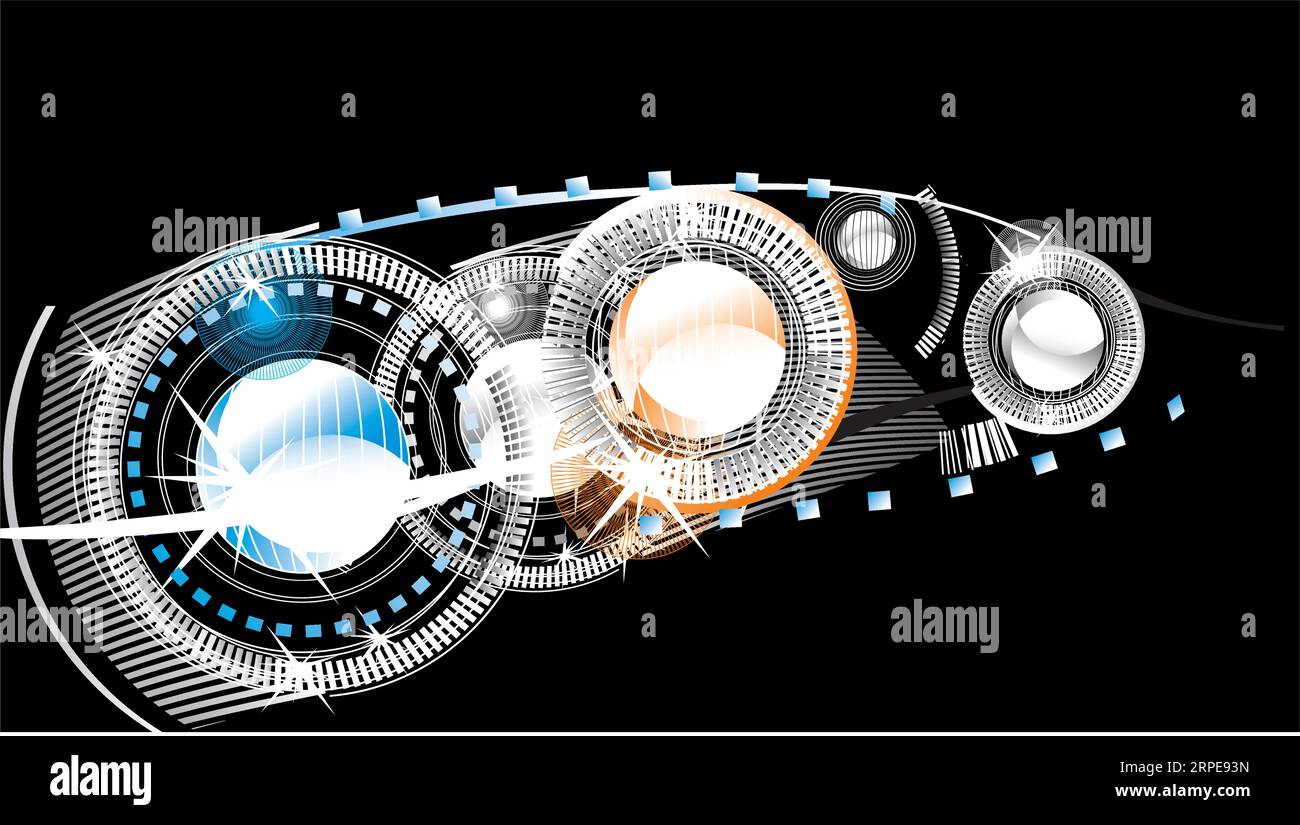 Car lamps Stock Vector Images - Alamy