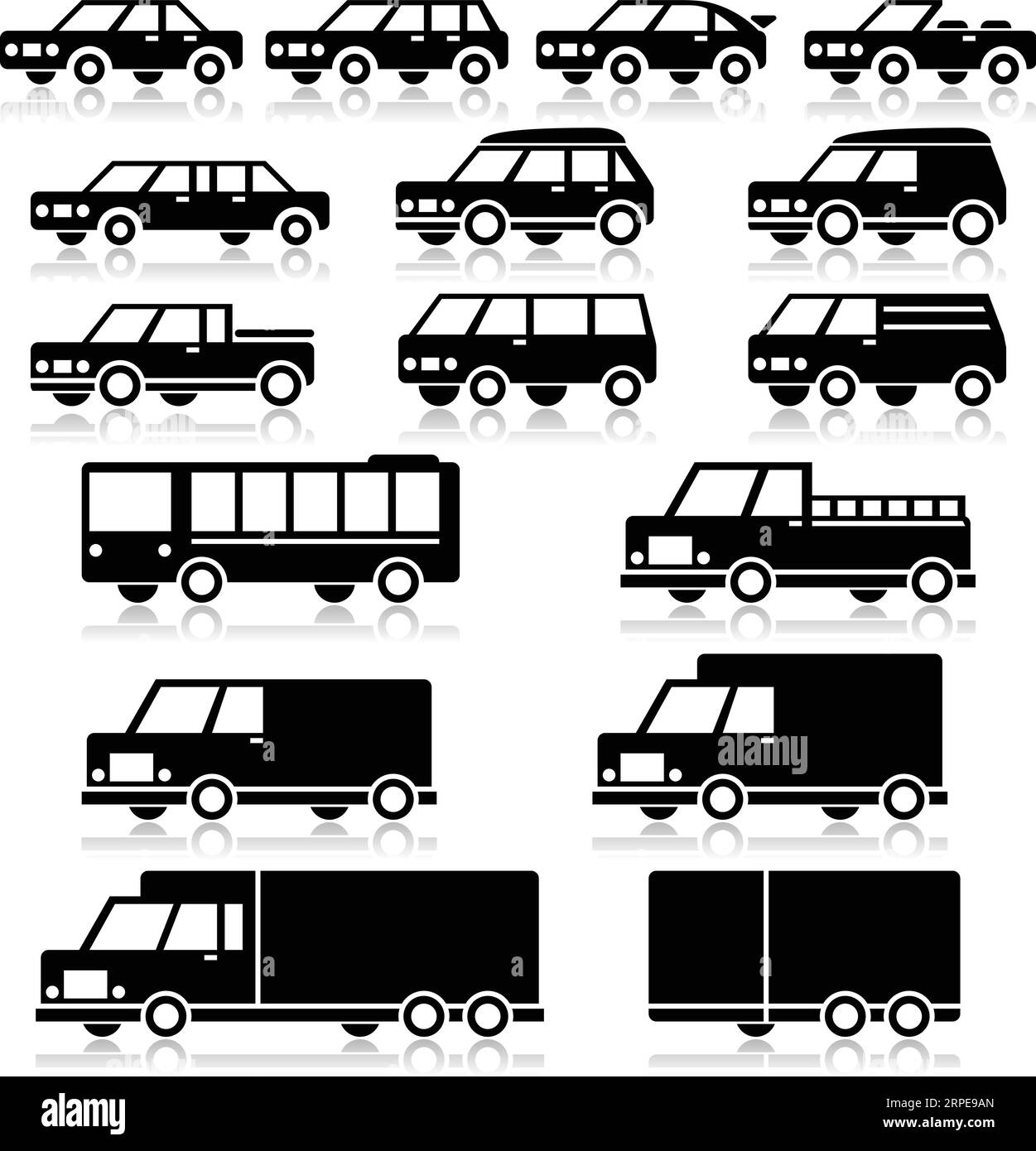 Vehicle types Black and White Stock Photos & Images - Alamy