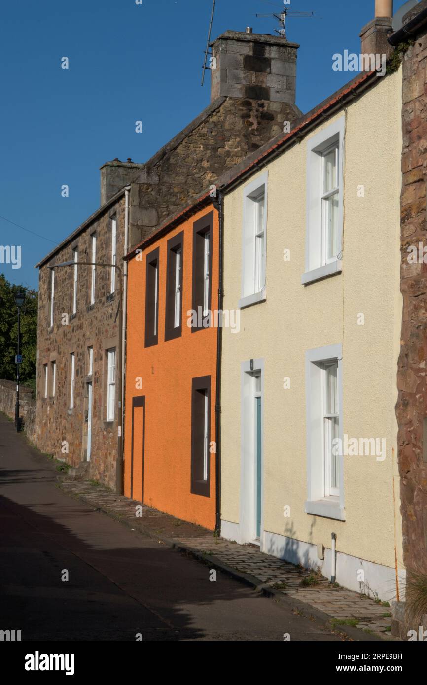 House without front door. Blocked in front door leading onto the street ...