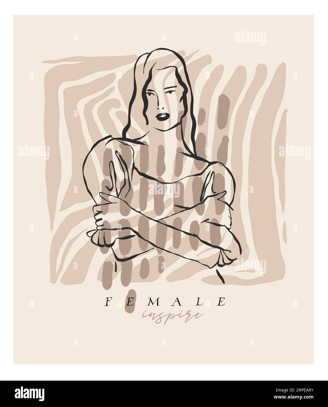 Hand drawn vector abstract graphic line art ,contemporary collection ...