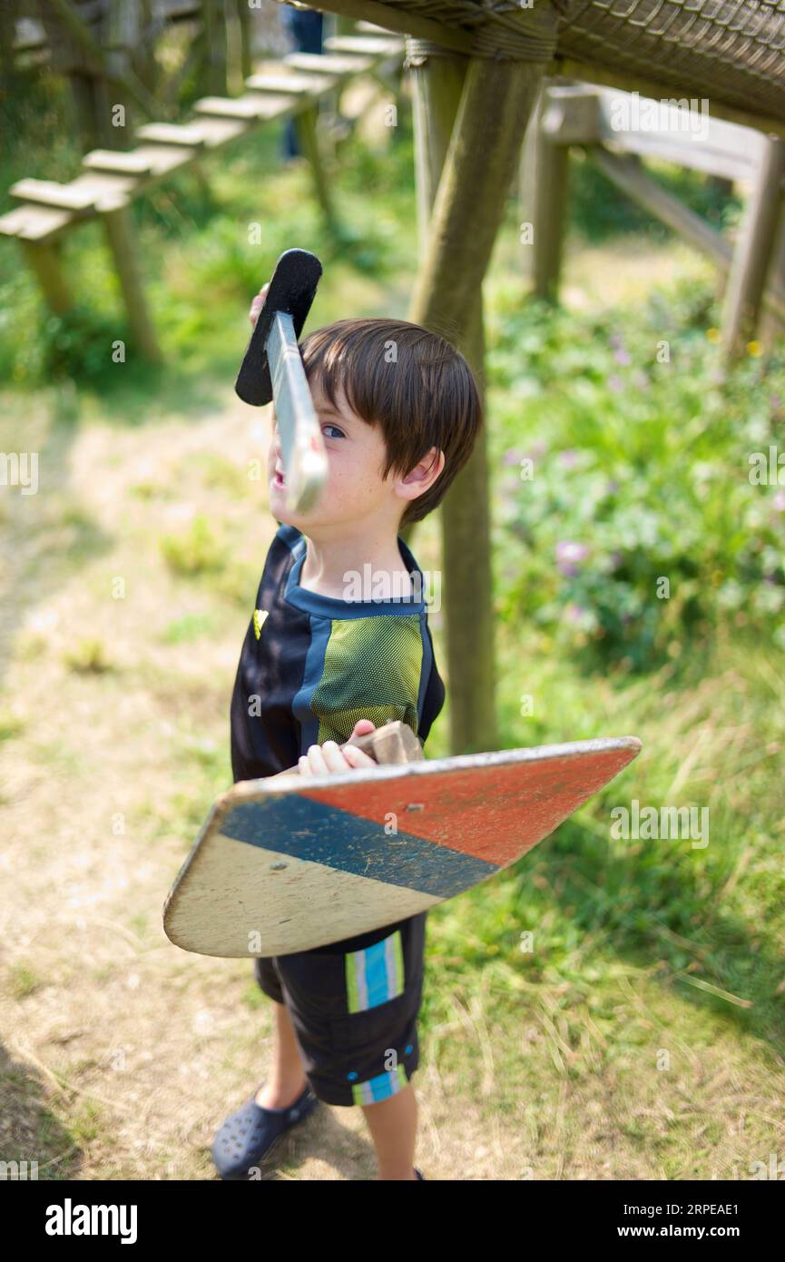 Wooden sword hi-res stock photography and images - Alamy