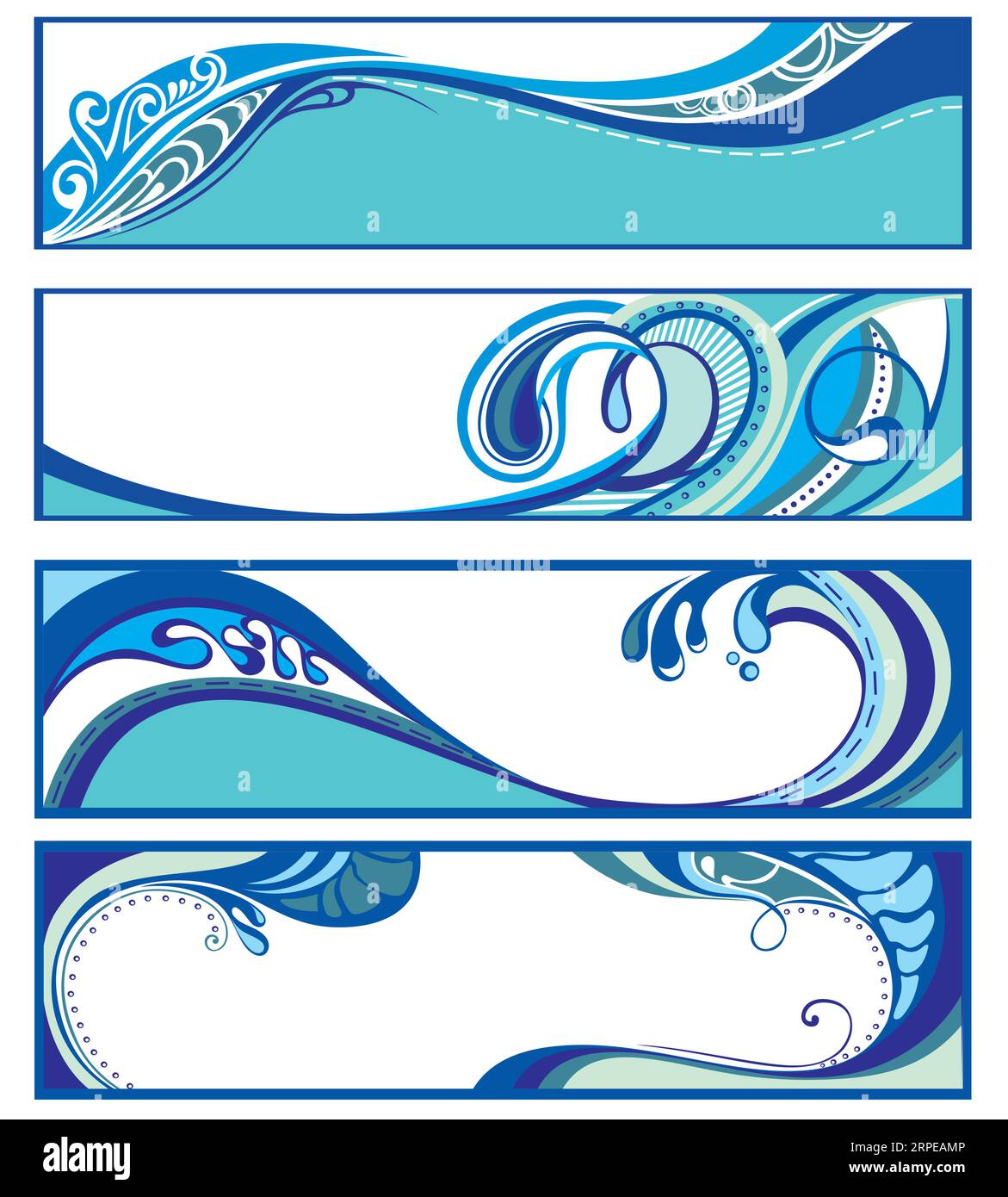 Abstract water backgrounds Royalty Free Vector Image Stock Vector Image & Art - Alamy