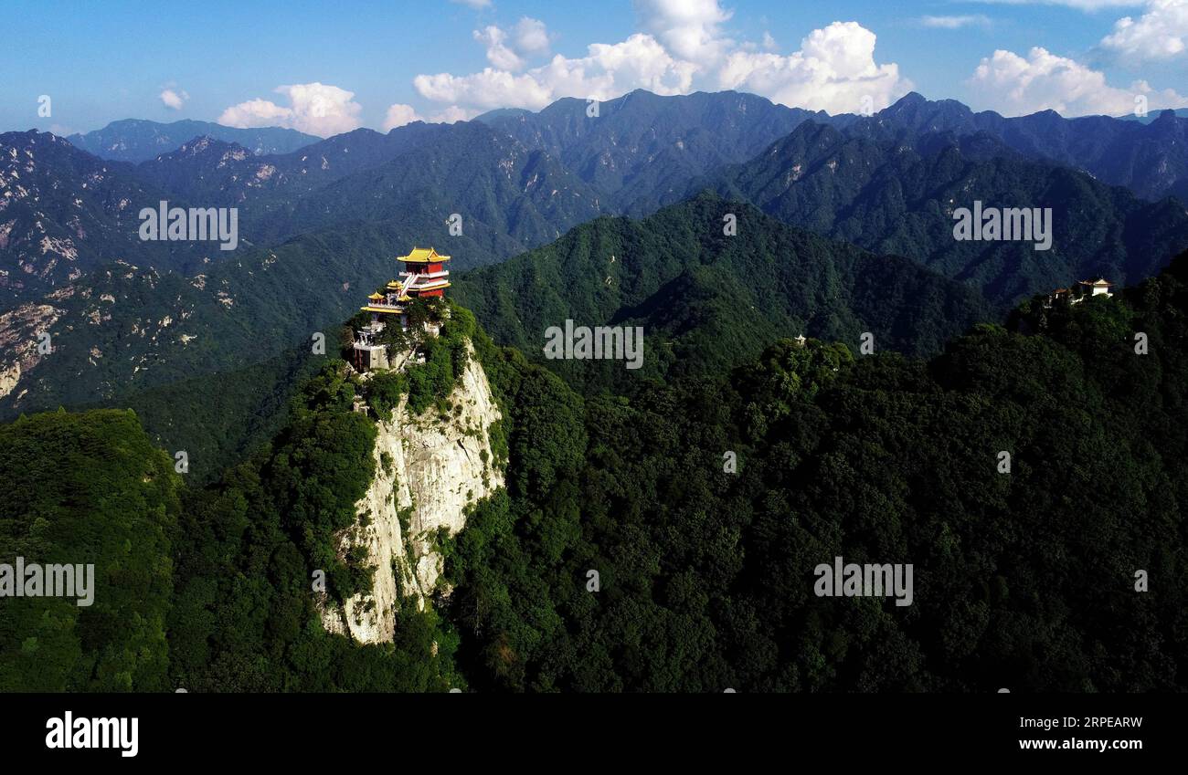 (190823) -- BEIJING, Aug. 23, 2019 -- Aerial photo taken on July 13 ...