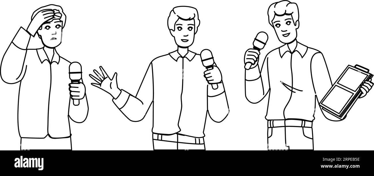 speech public speaking man vector Stock Vector Image & Art - Alamy