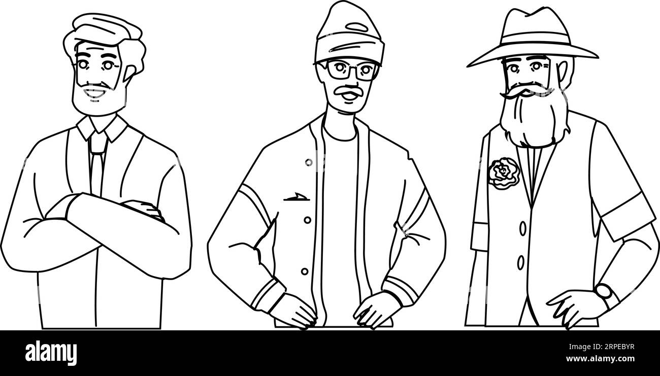 50s fashion style man Cut Out Stock Images & Pictures - Alamy