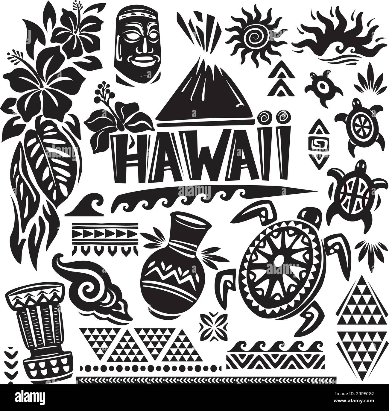 Hawaii royalty Stock Vector Images - Alamy