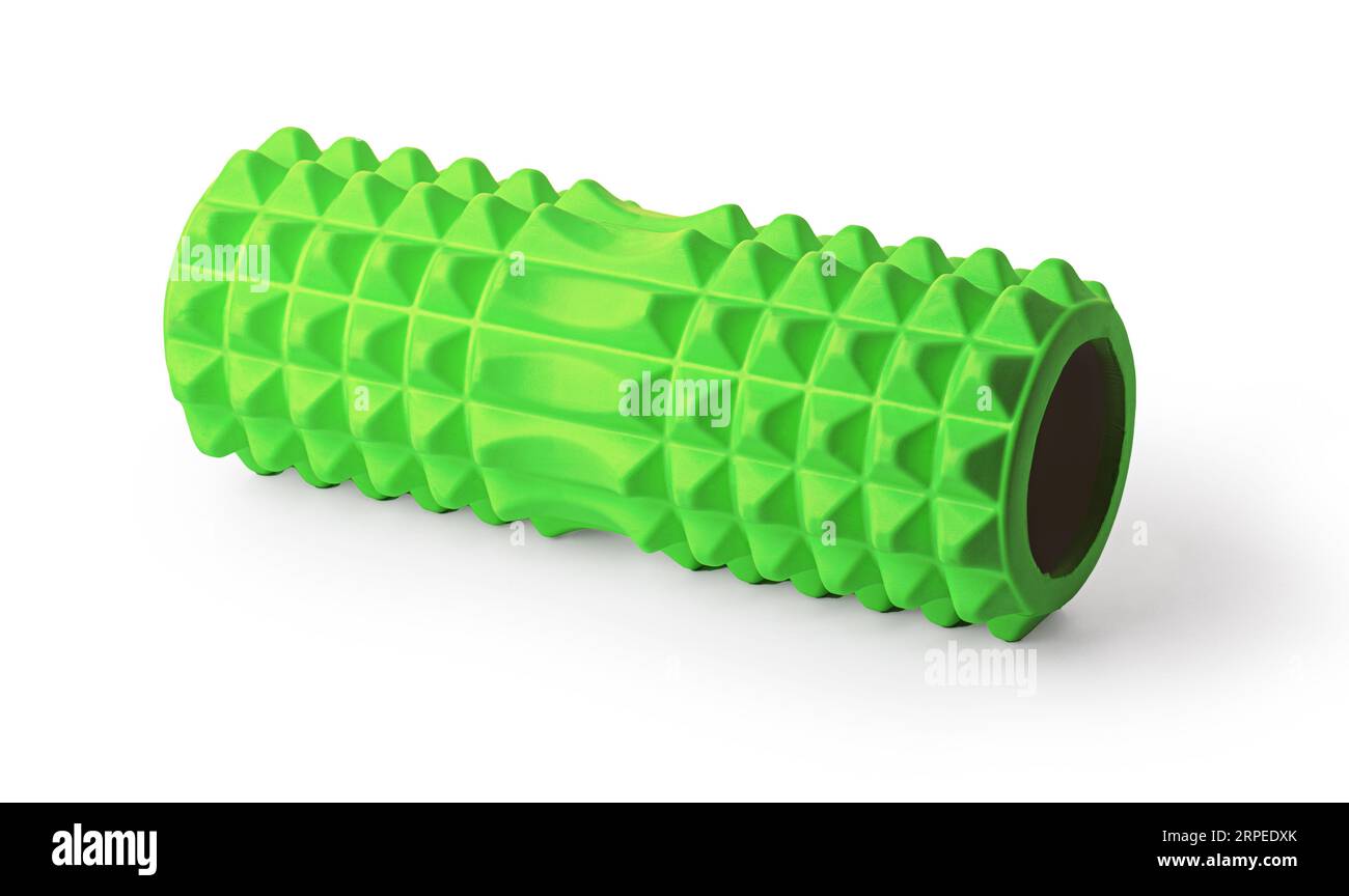 Yoga roll isolated on white background Stock Photo - Alamy
