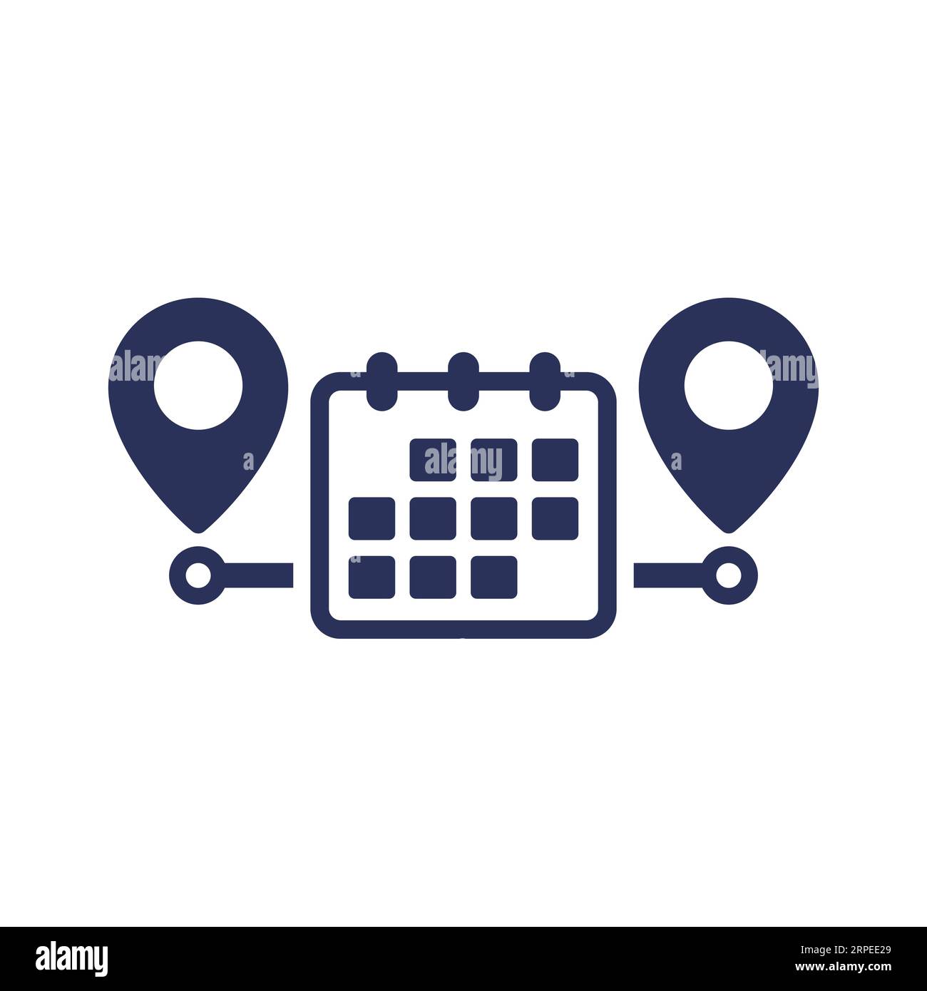 Delivery schedule icon on Stock Vector Images - Alamy