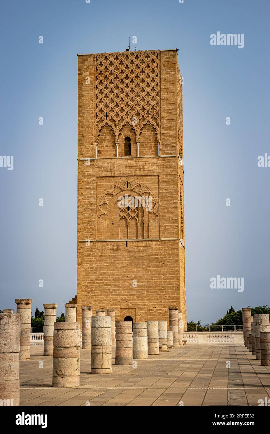 Morocco - Rabat - UNESCO World Heritage - The unfinished minaret named ... Morocco - Rabat - UNESCO World Heritage - The unfinished minaret named ...
