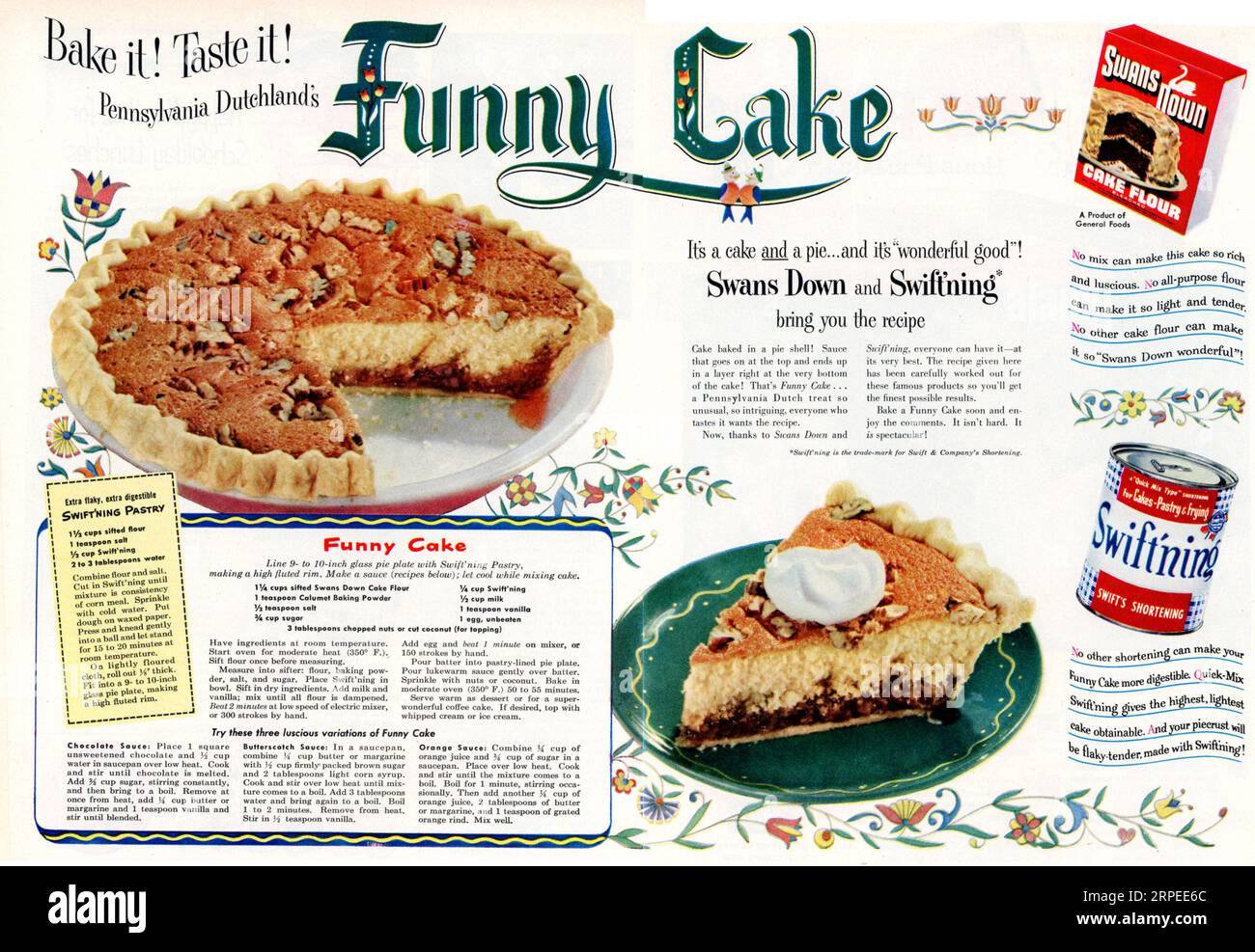 Cake Ad 1968