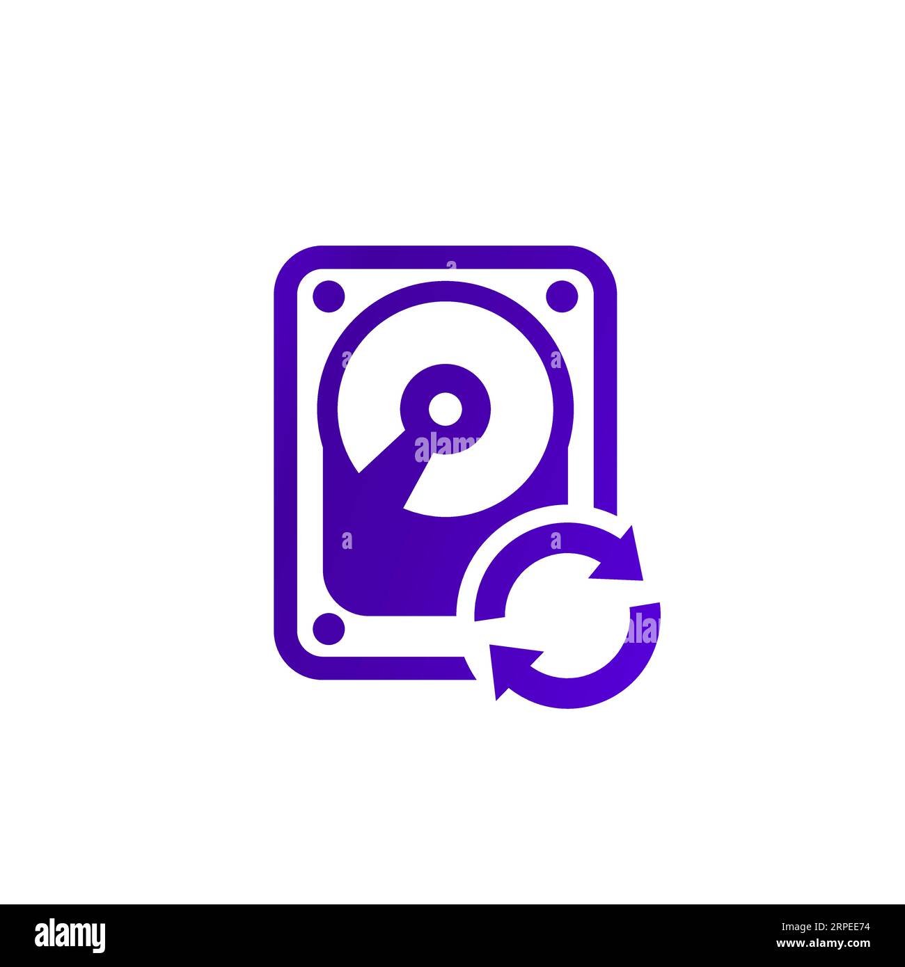 Hard disc component Stock Vector Images - Alamy