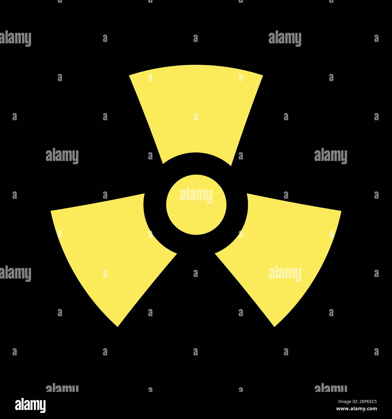 Vector flat yellow danger sign isolated on black background Stock ...