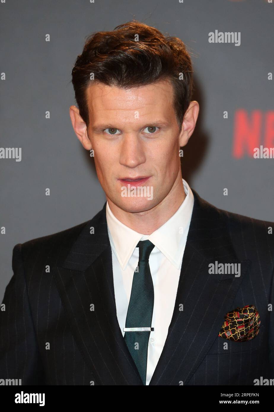 Matt Smith attends the World Premiere of season 2 of Netflix "The Crown ...