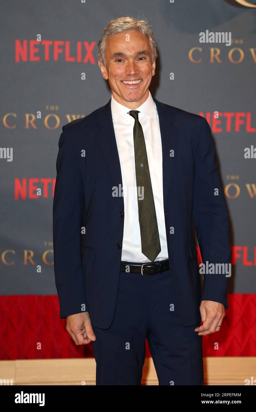 Ben Miles attends the World Premiere of season 2 of Netflix "The Crown ...
