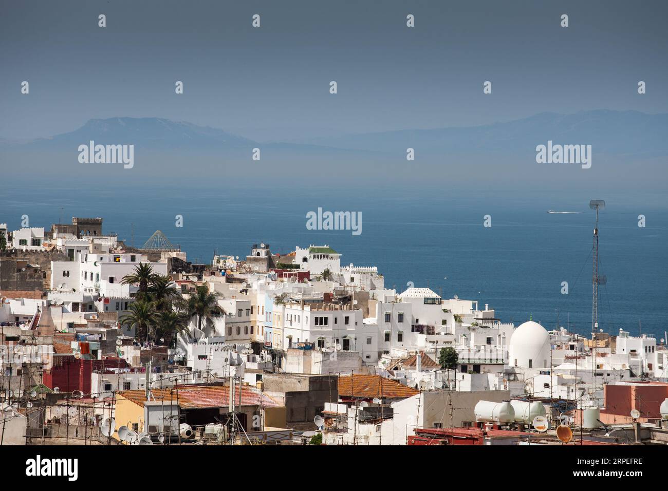 Morocco - Tangier - View of the Kasbah Stock Photo - Alamy