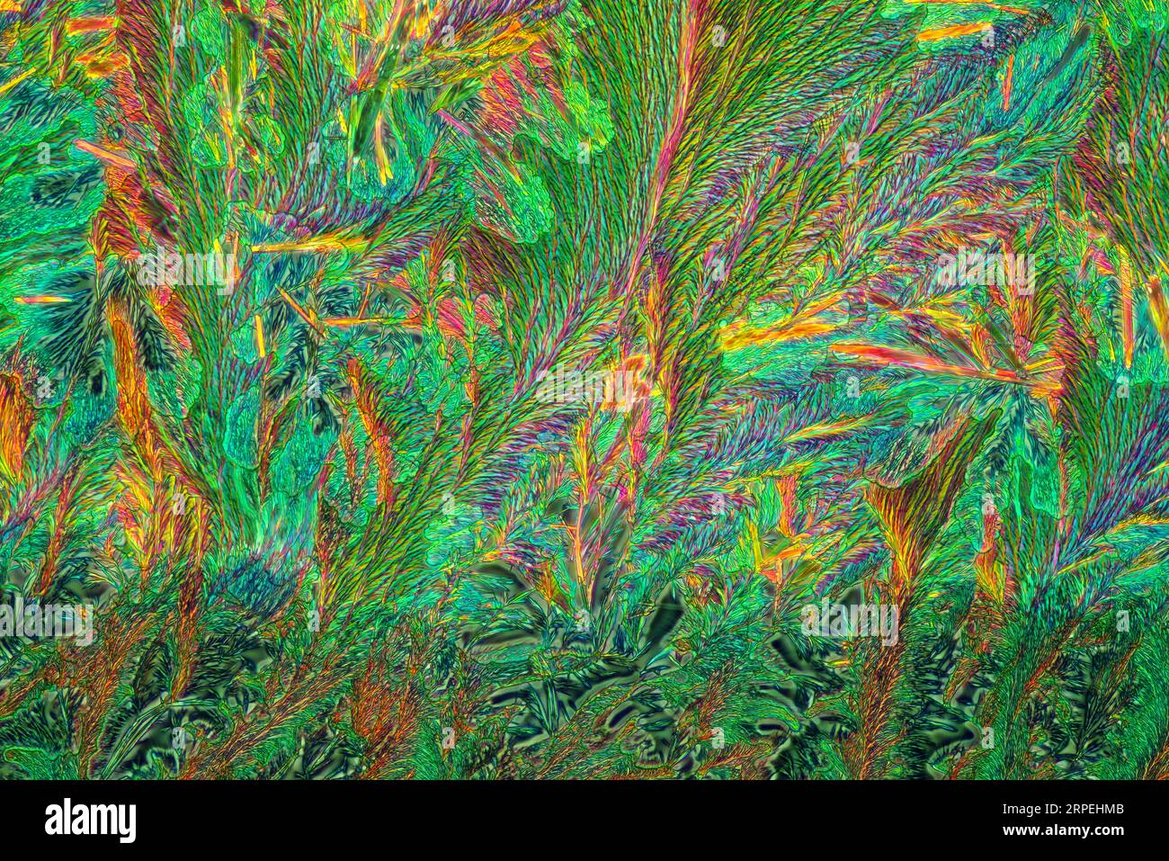 The image presents crystallized callus remover, photographed through ...