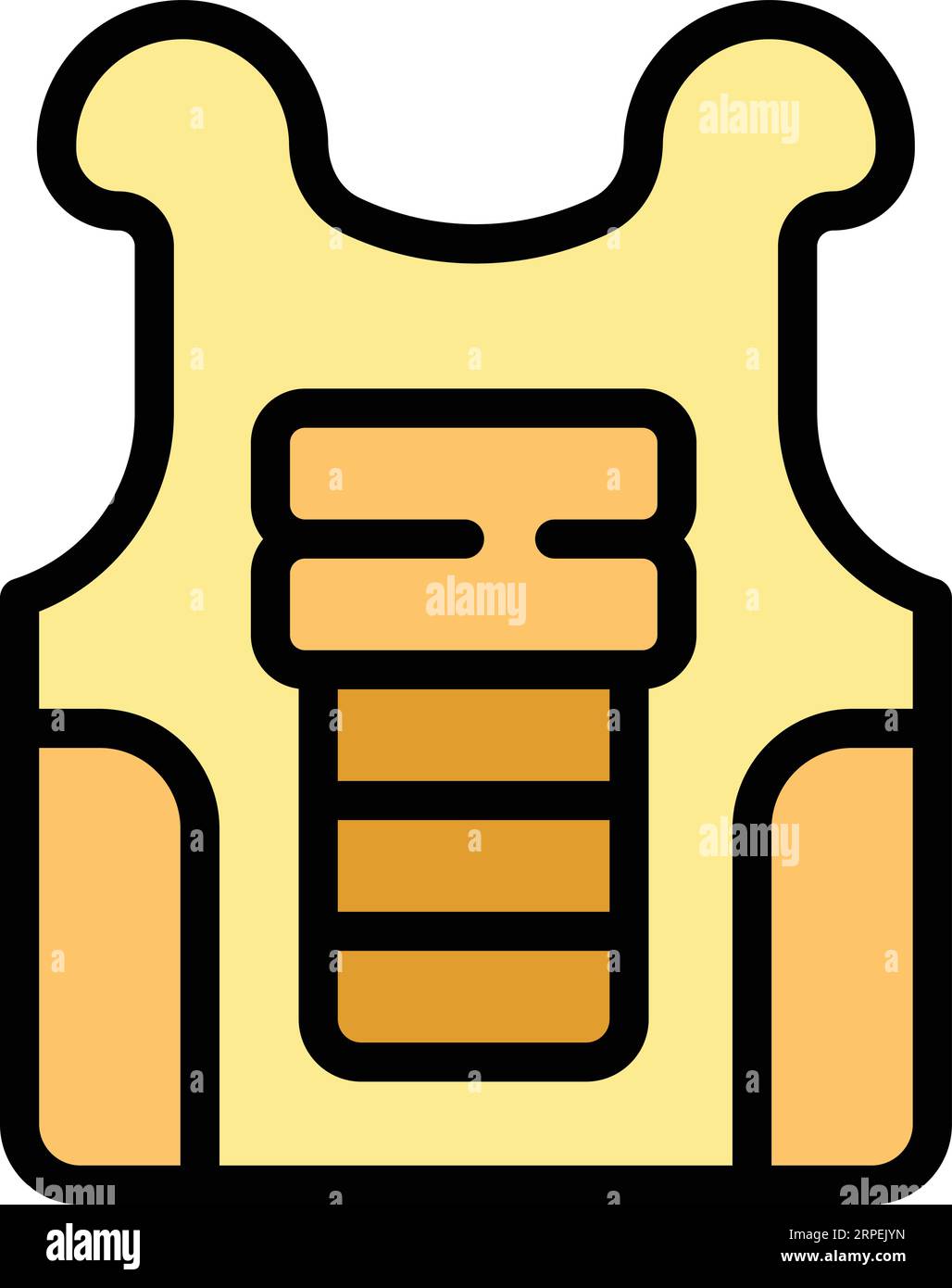 Bulletproof vest color line hi-res stock photography and images - Alamy