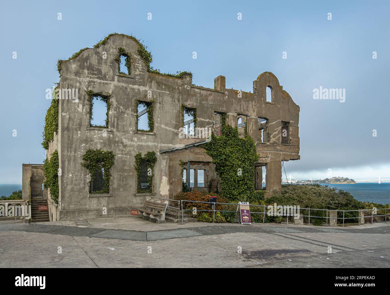 San Francisco, CA, USA - July 12, 2023: Historic Alcatraz prison. House ...