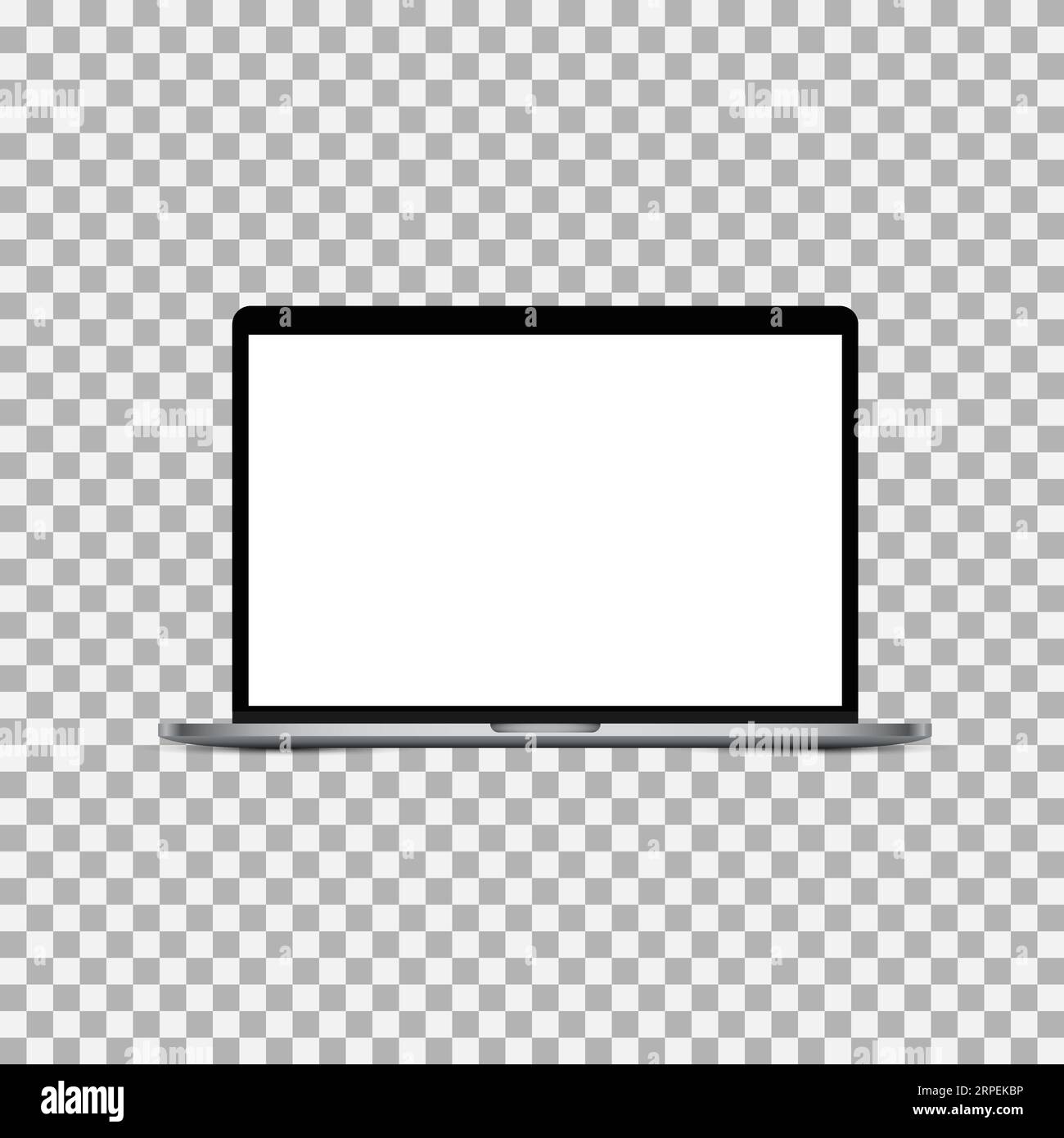 Laptop mockup on transparent background Stock Vector Image & Art - Alamy